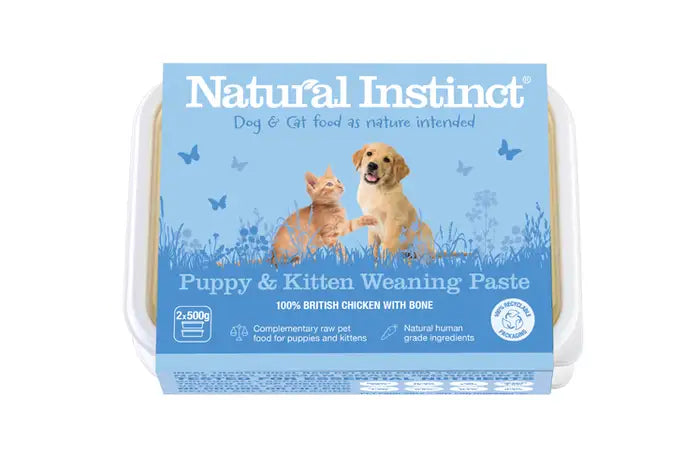 Natural Instinct Puppy & Kitten Weaning Paste 500gx2 – Mobile Pet Foods